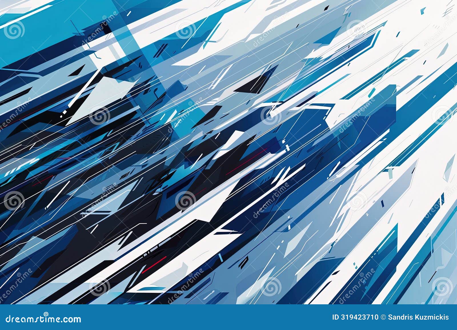 Abstract Modern Dynamic Vector Illustration with Gray, White and Blue ...