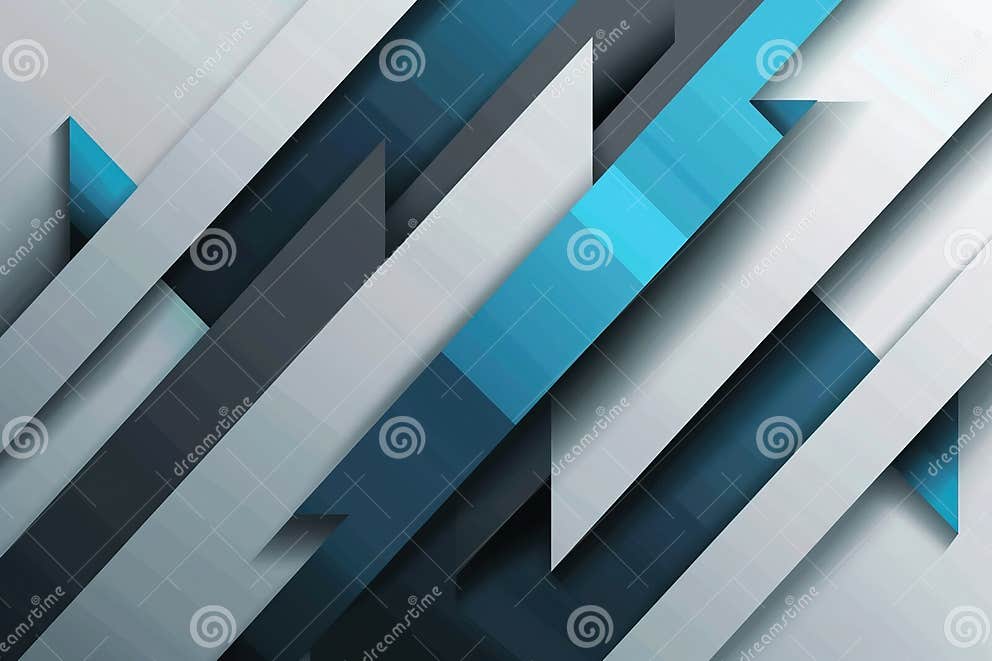 Abstract Modern Dynamic Vector Illustration with Gray, White and Blue ...