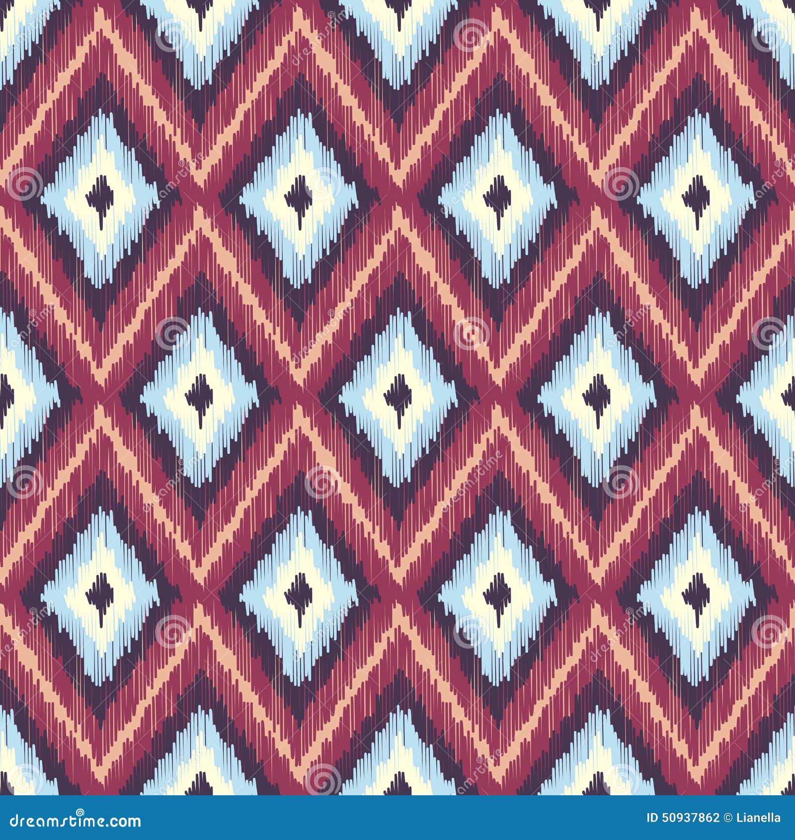 Abstract Modern Ethnic Seamless Fabric Pattern Stock Vector ...