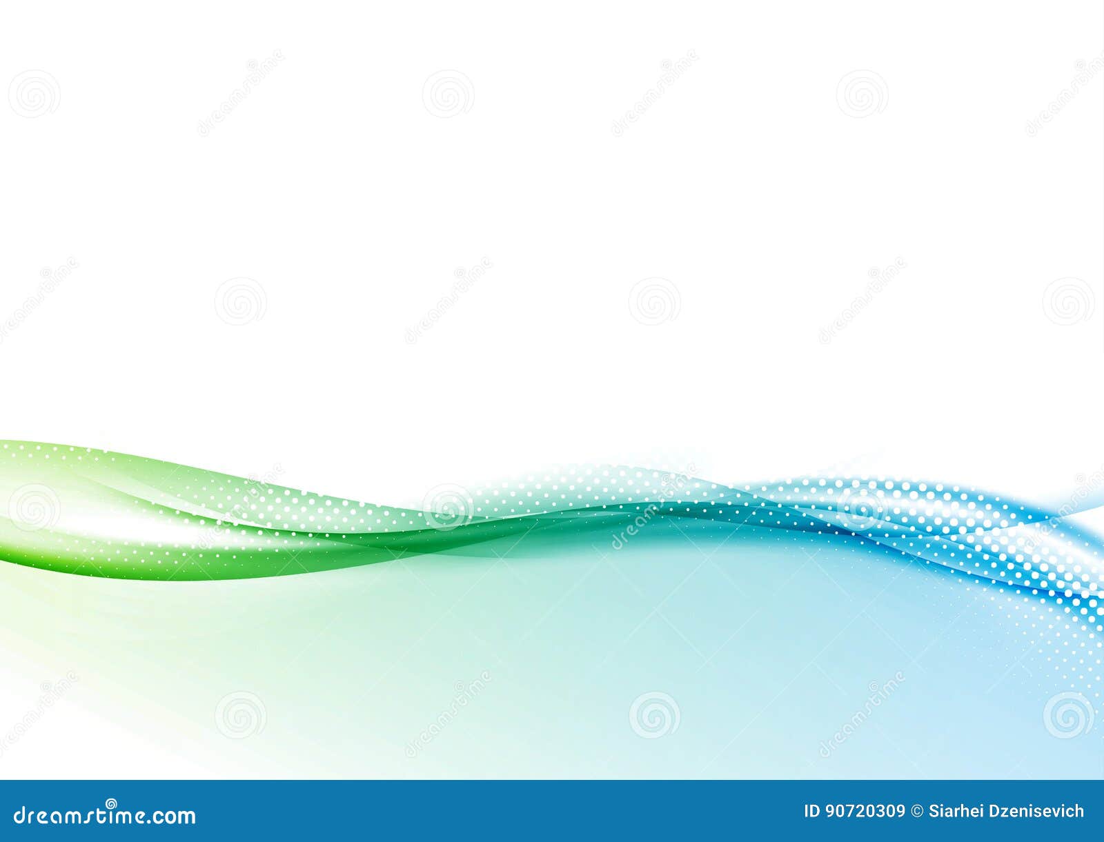 Abstract Modern Folder Layout with Wave Background Stock Vector ...