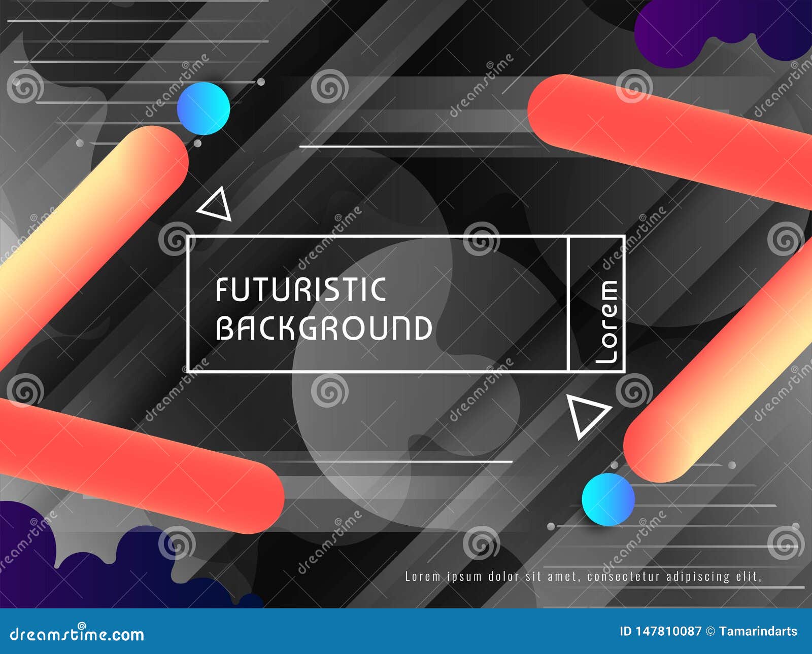 Abstract Modern Futuristic Background Design Stock Vector ...