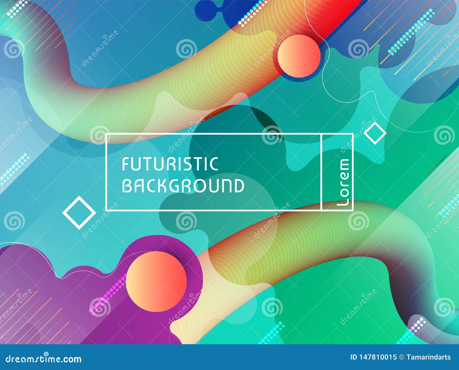 Abstract Modern Futuristic Techno Background Stock Vector ...