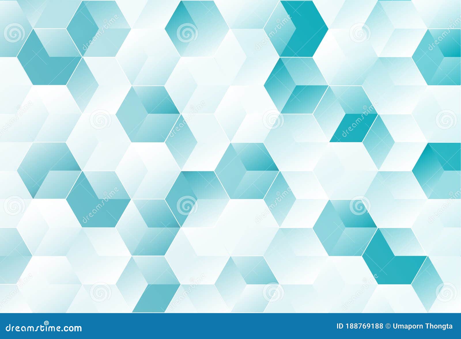 Abstract Modern Geometric Cube Pattern on Gradient Background Stock ...