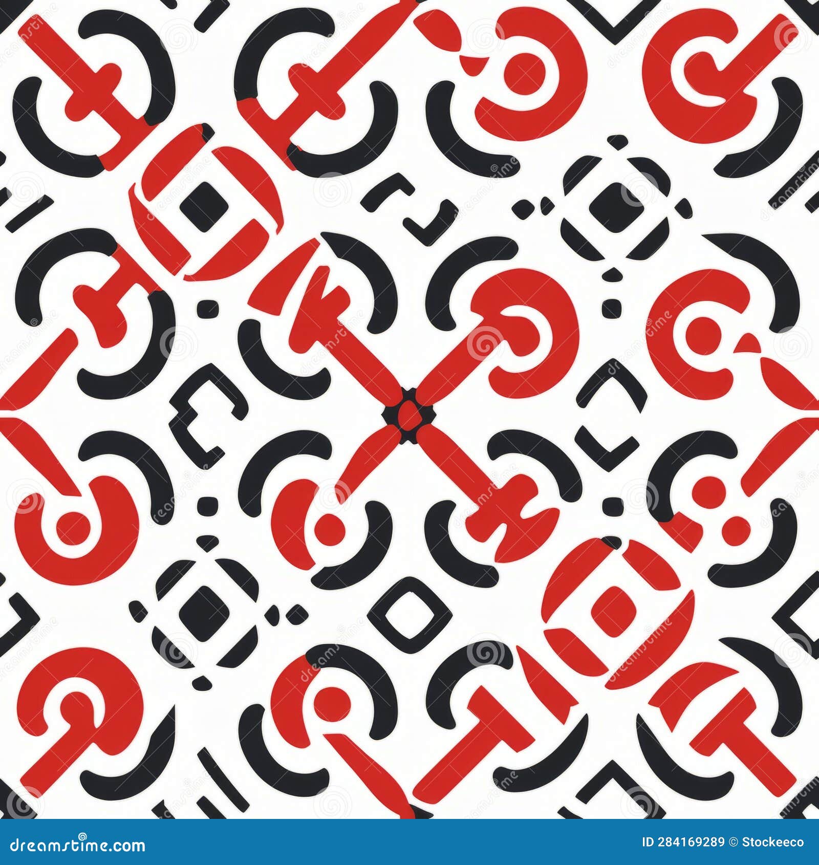 Bold and Powerful Vector Pattern Design with Arabic Tile Influence ...