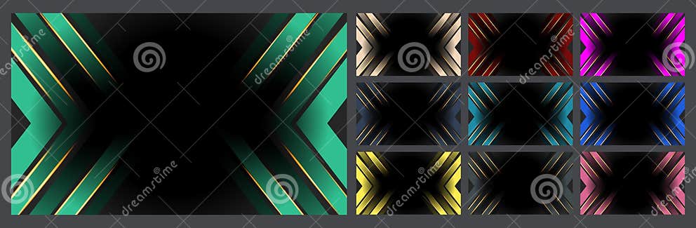 Abstract Modern Geometric X Shape Background with Various Modern ...