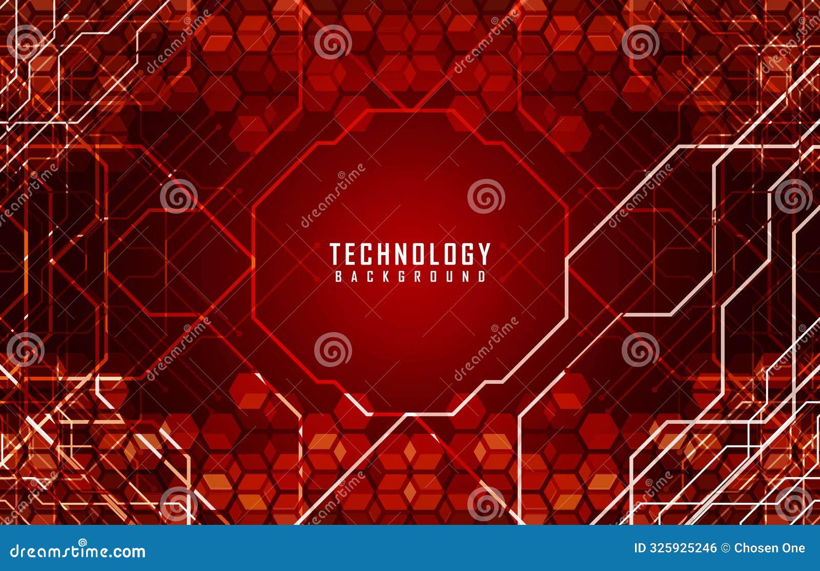 Abstract Modern Geometric Technology Background with Futuristic ...
