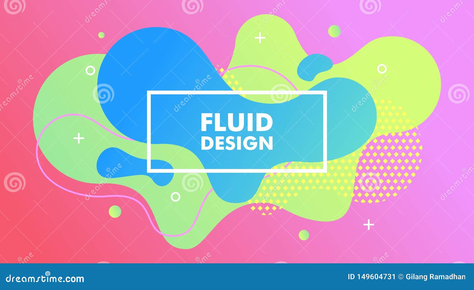 Abstract Modern Gradient Fluid Background Design Template Vector Stock ...