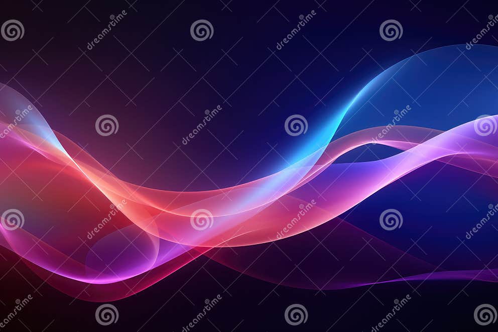Abstract Modern Gradient Abstract Waves Background with . Minimal Style ...