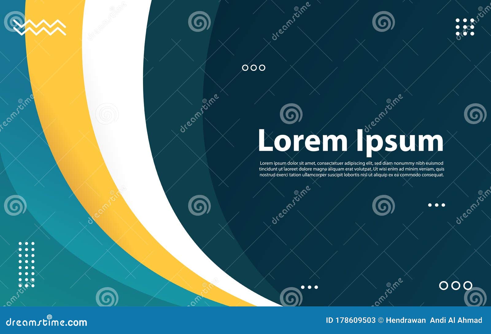 Abstract Modern Graphic Elemen. Wavy Business Style Background Stock ...