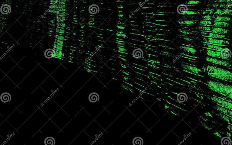 Abstract Modern Green and Black Code in Diagonal Motion Technology ...