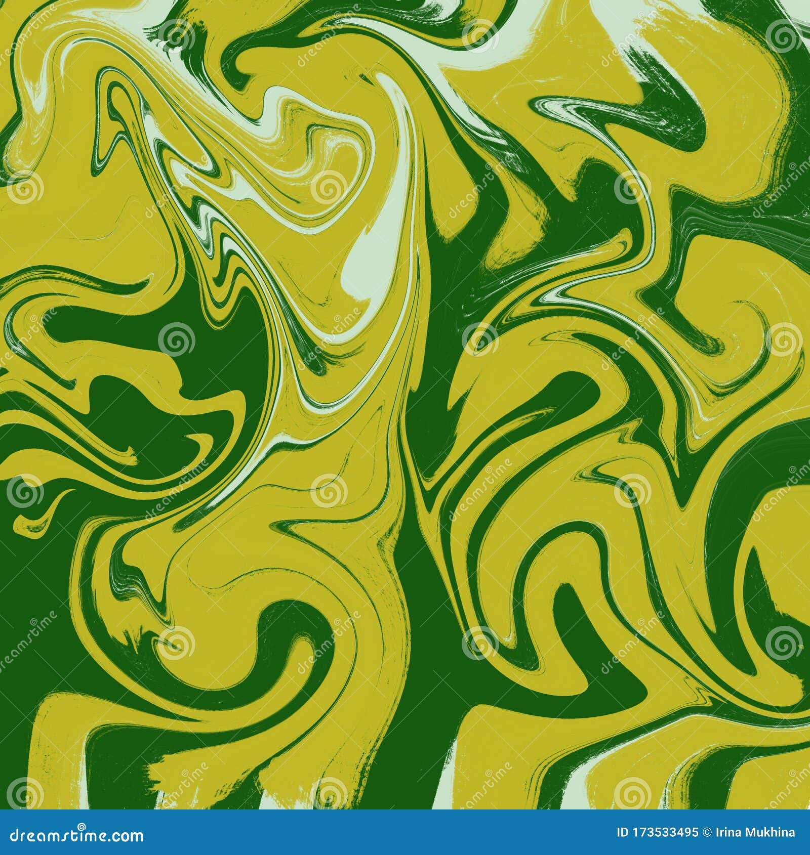 Abstract Modern Green Digital Drawing Texture for the Background Stock ...