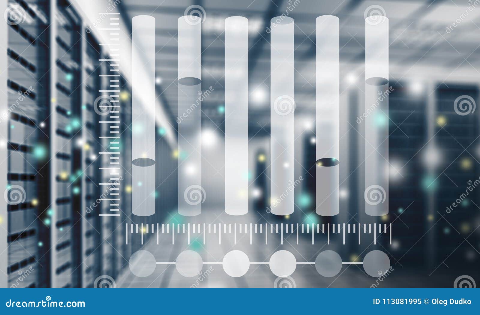 Abstract of Modern High Tech Internet Data Center Stock Image - Image ...