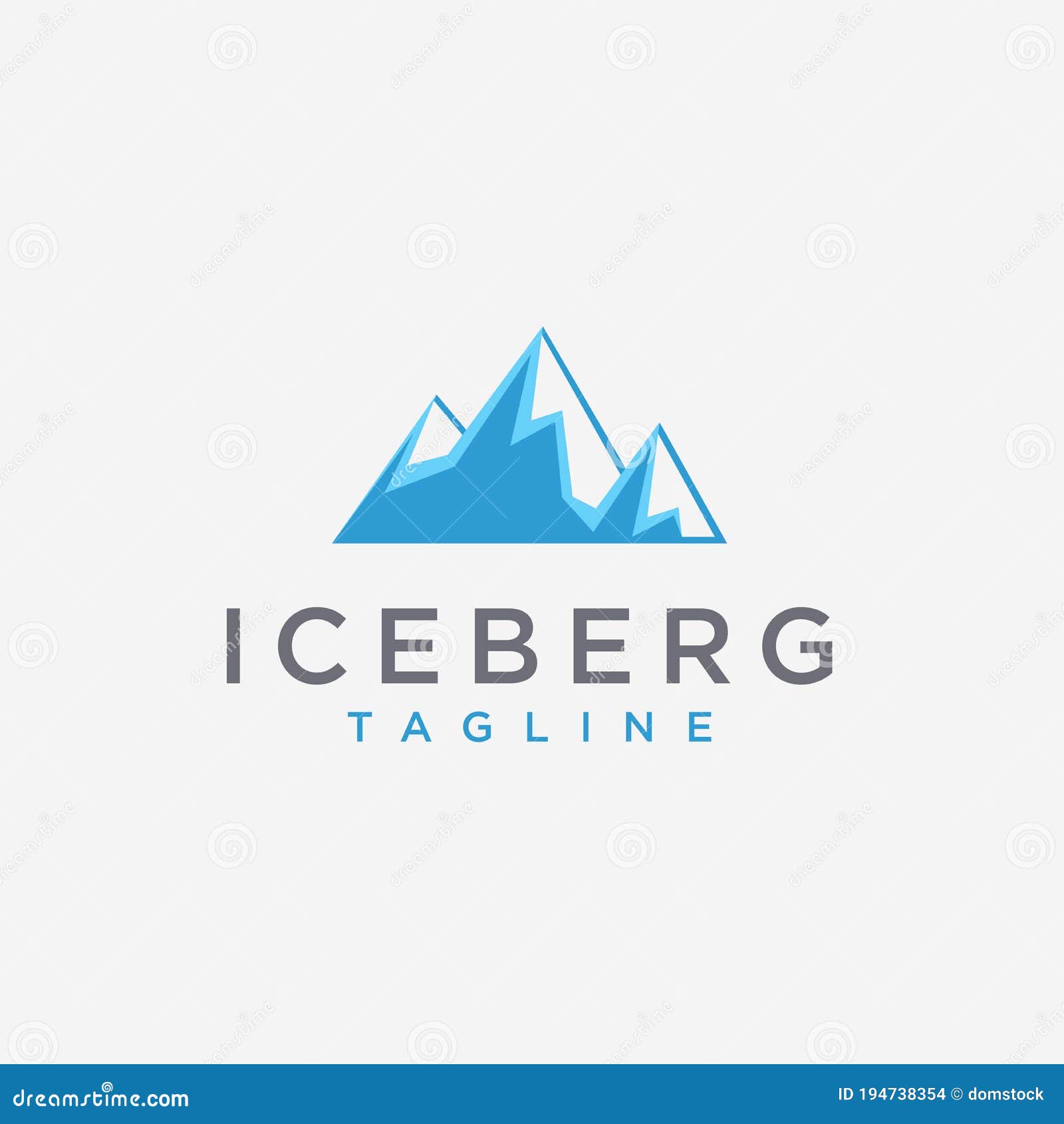 Abstract Modern Iceberg Logo Icon Vector Template Stock Vector ...