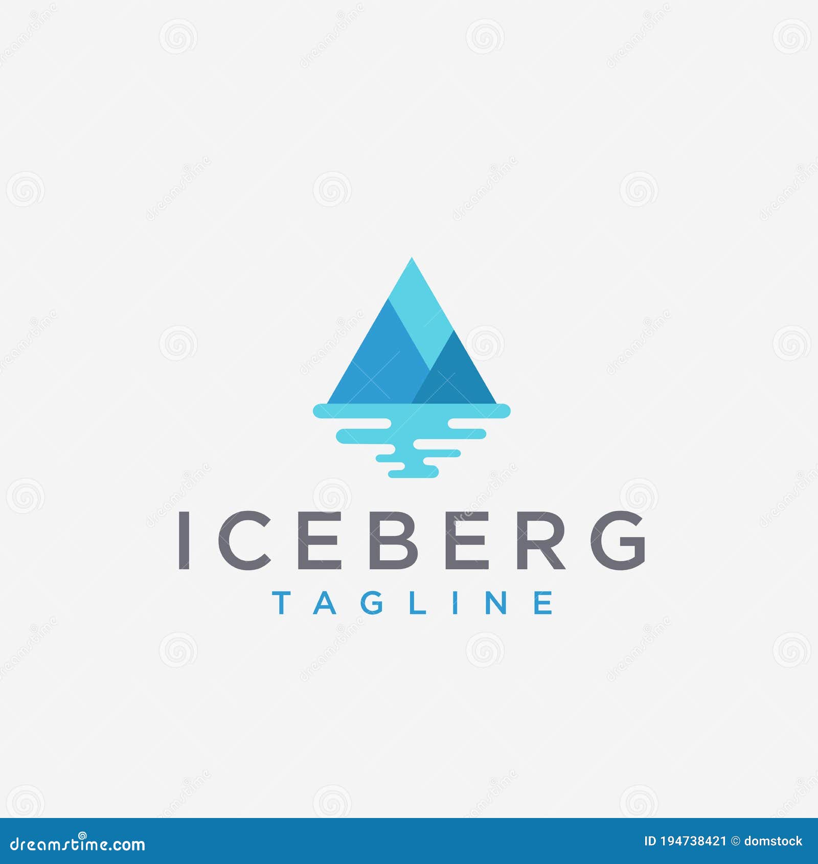 Abstract Modern Iceberg Logo Icon Vector Template Stock Vector ...