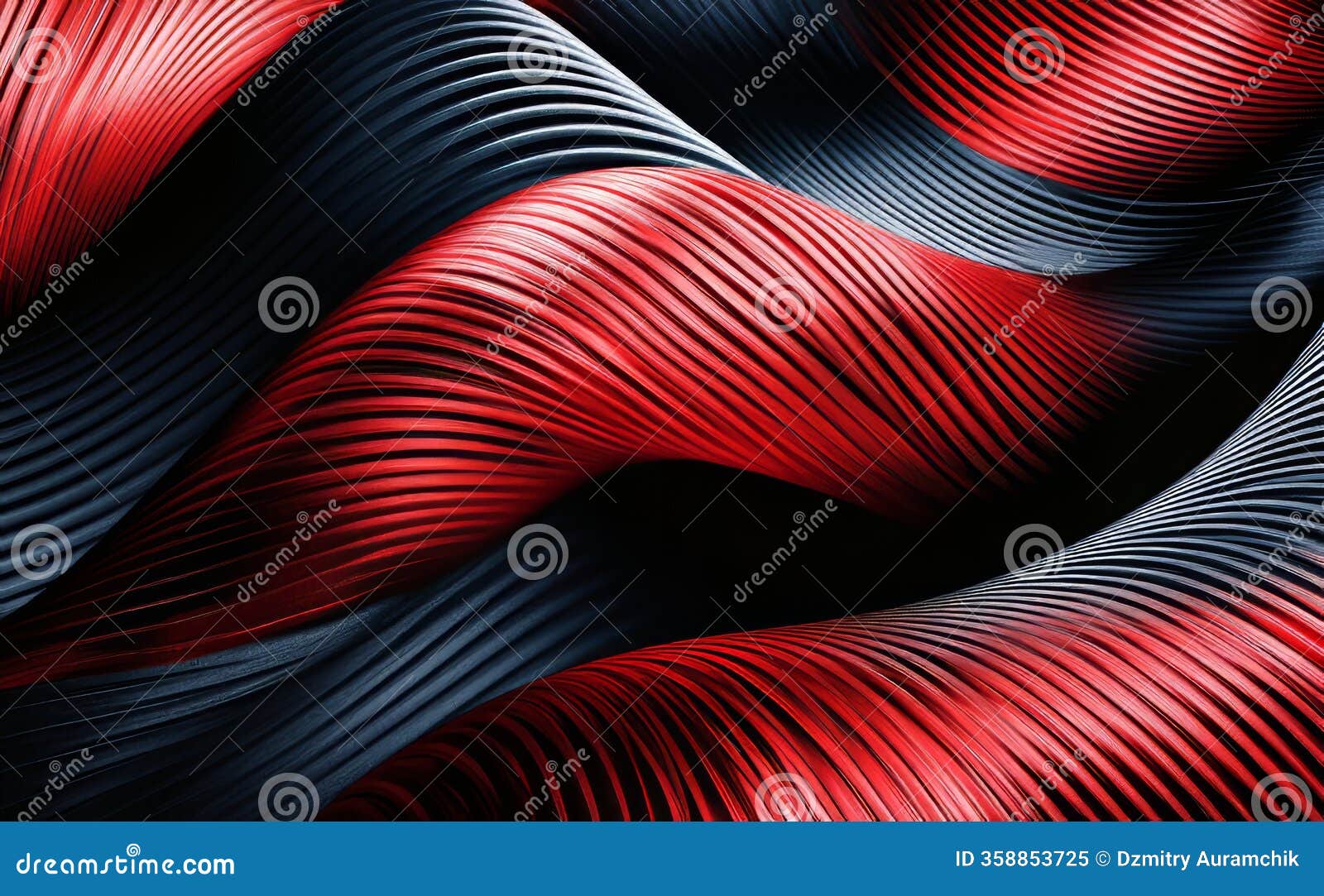 Abstract Modern Illustrations with Sharp Details, Combining Dark ...