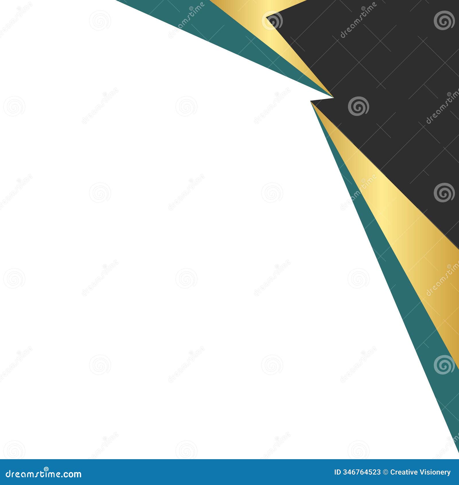 Abstract Modern Luxury Golden Geometric Corner Stock Vector ...