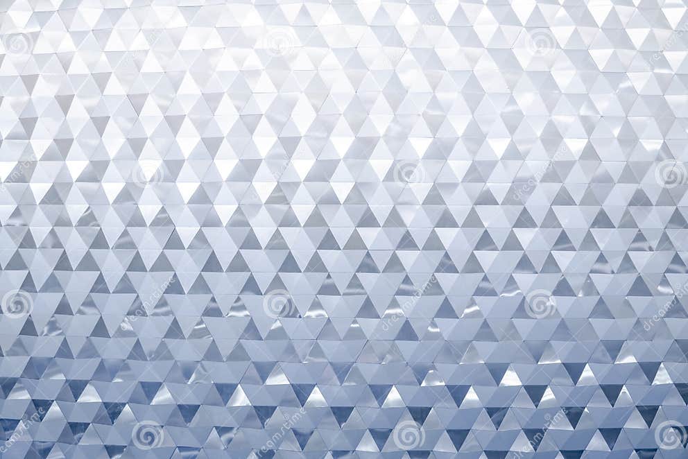 Abstract Modern Metallic Triangular Wall Pattern Stock Illustration ...