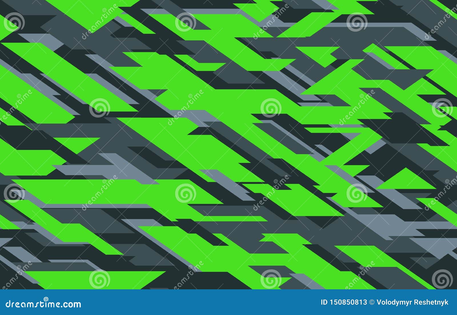 Abstract Modern Military Camo Texture Style Background. Geometric ...