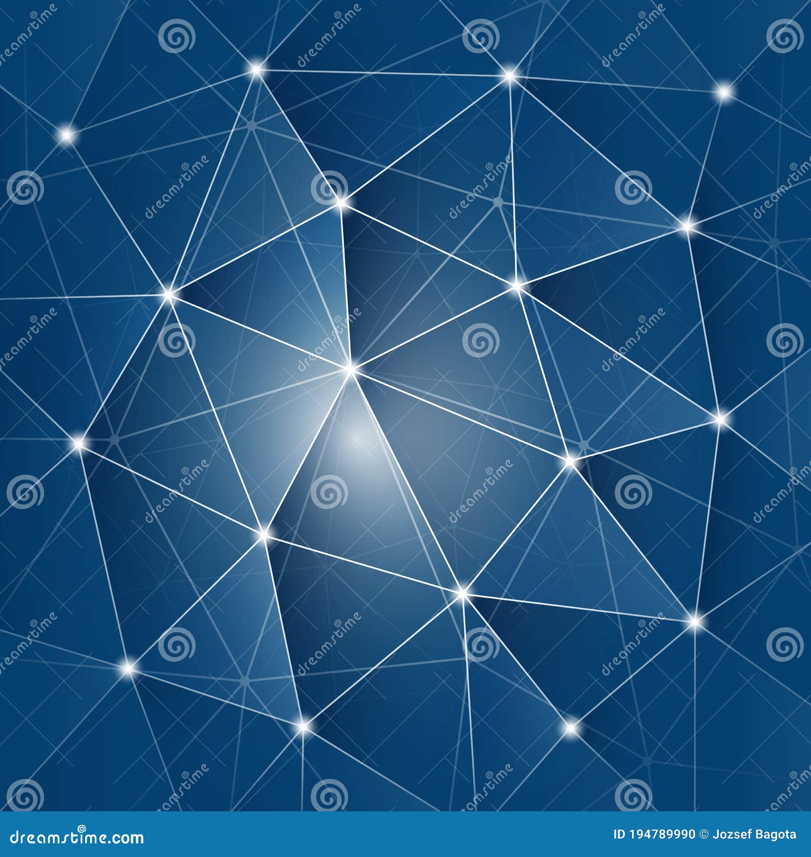 Abstract Modern Minimal Digital Network Connections, Technology ...