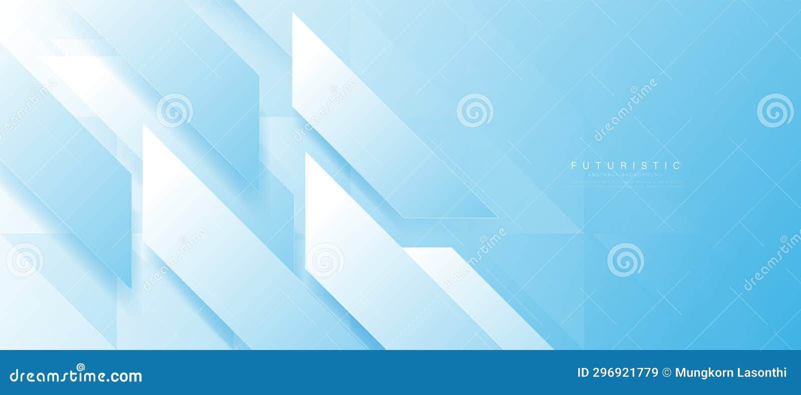 Abstract Modern Minimal Soft Blue Geometric Background. Simple White ...