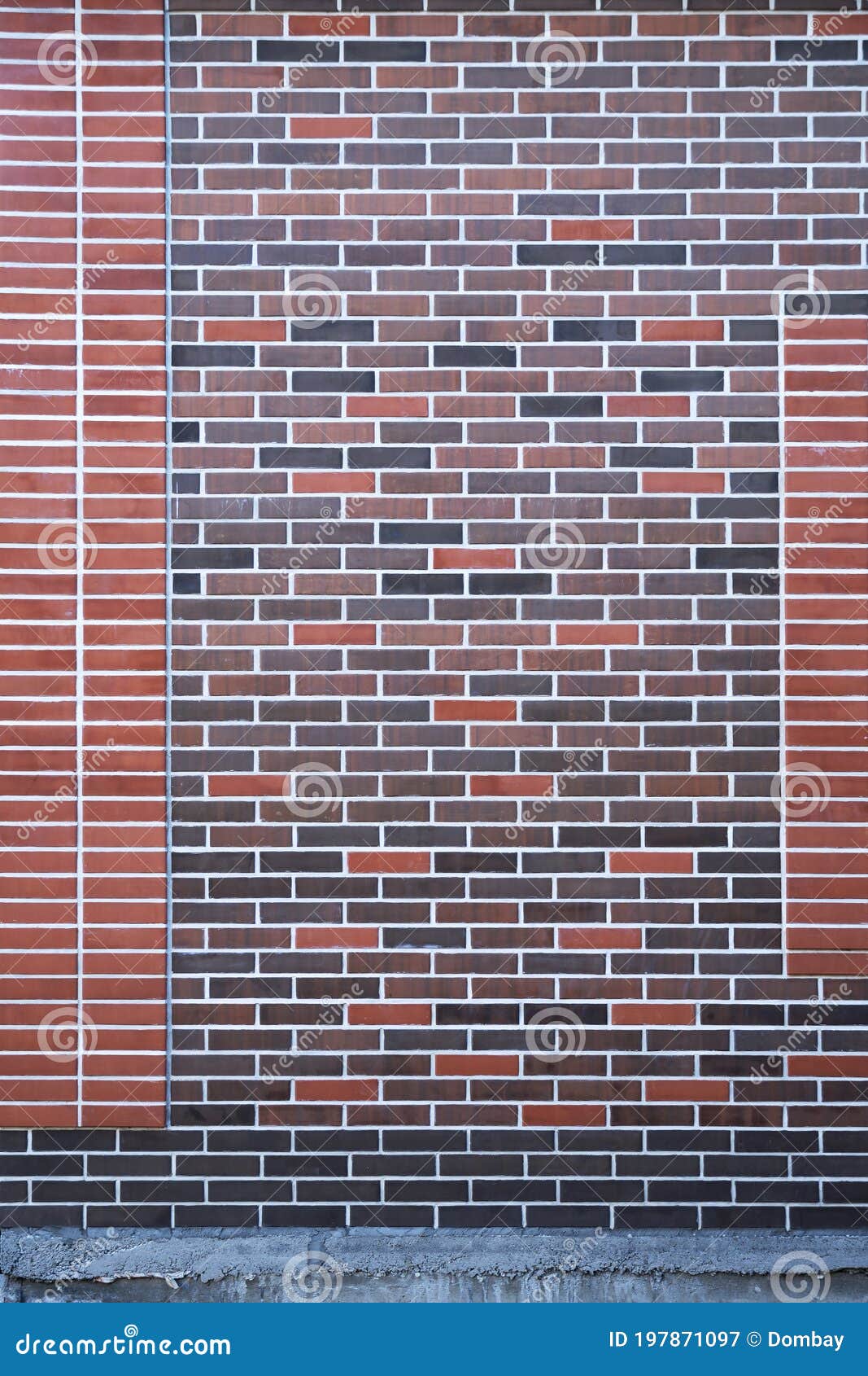 Abstract Modern Multicolor Brick Wall Background Texture. Multicolor ...