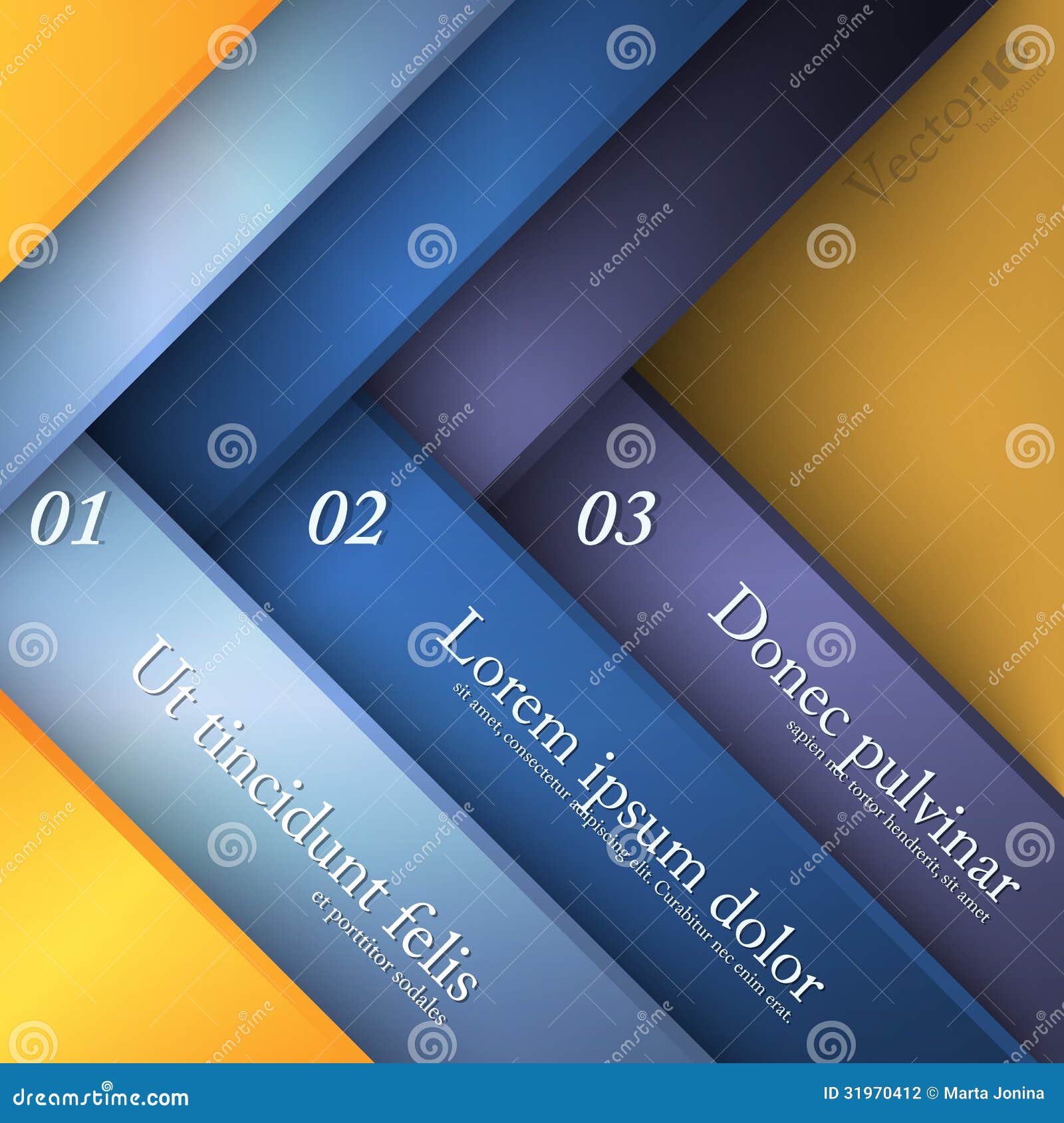 Abstract Modern Options Template Stock Vector - Illustration of design ...