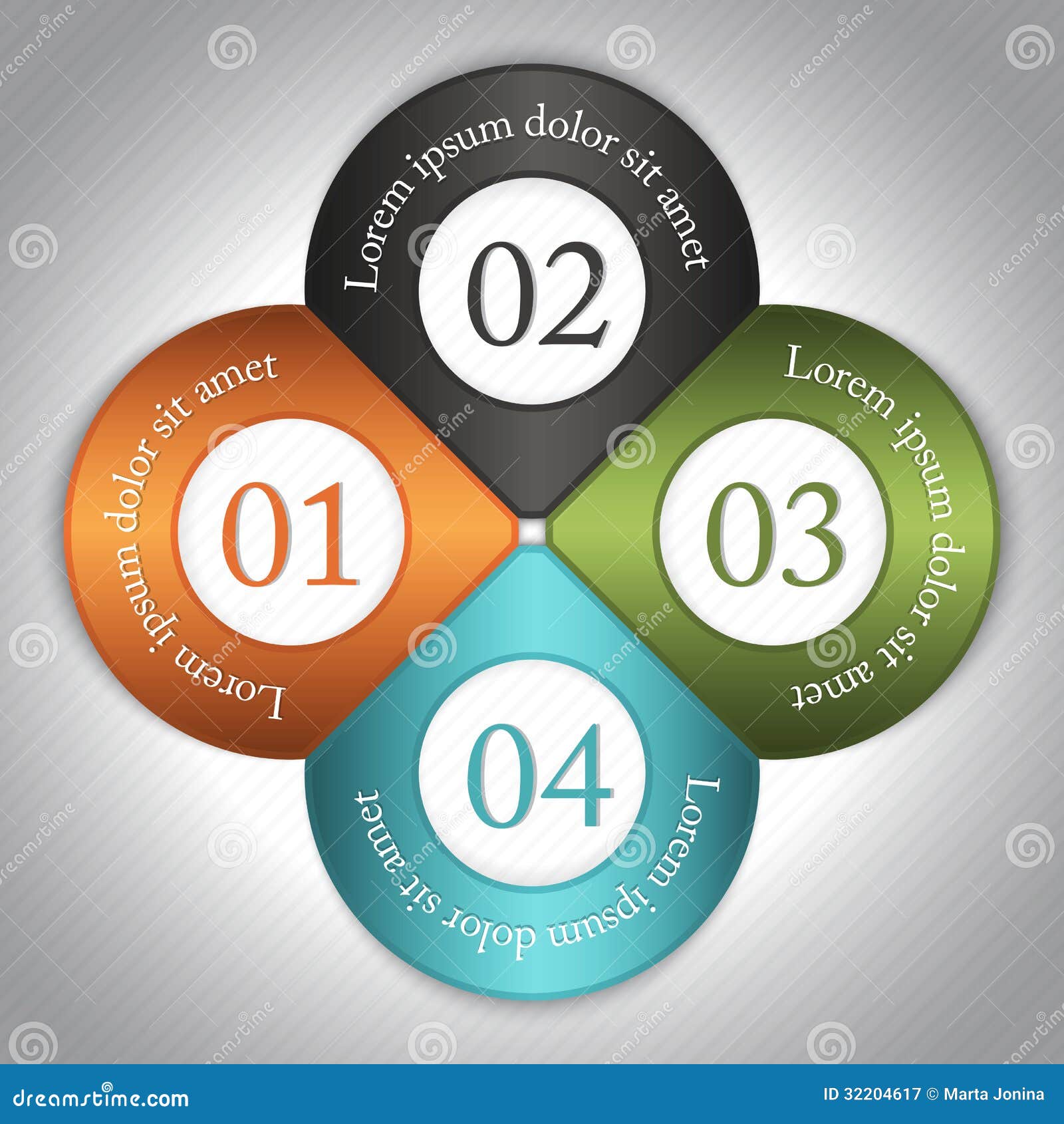 Abstract Modern Options Template Stock Vector - Illustration of icon ...