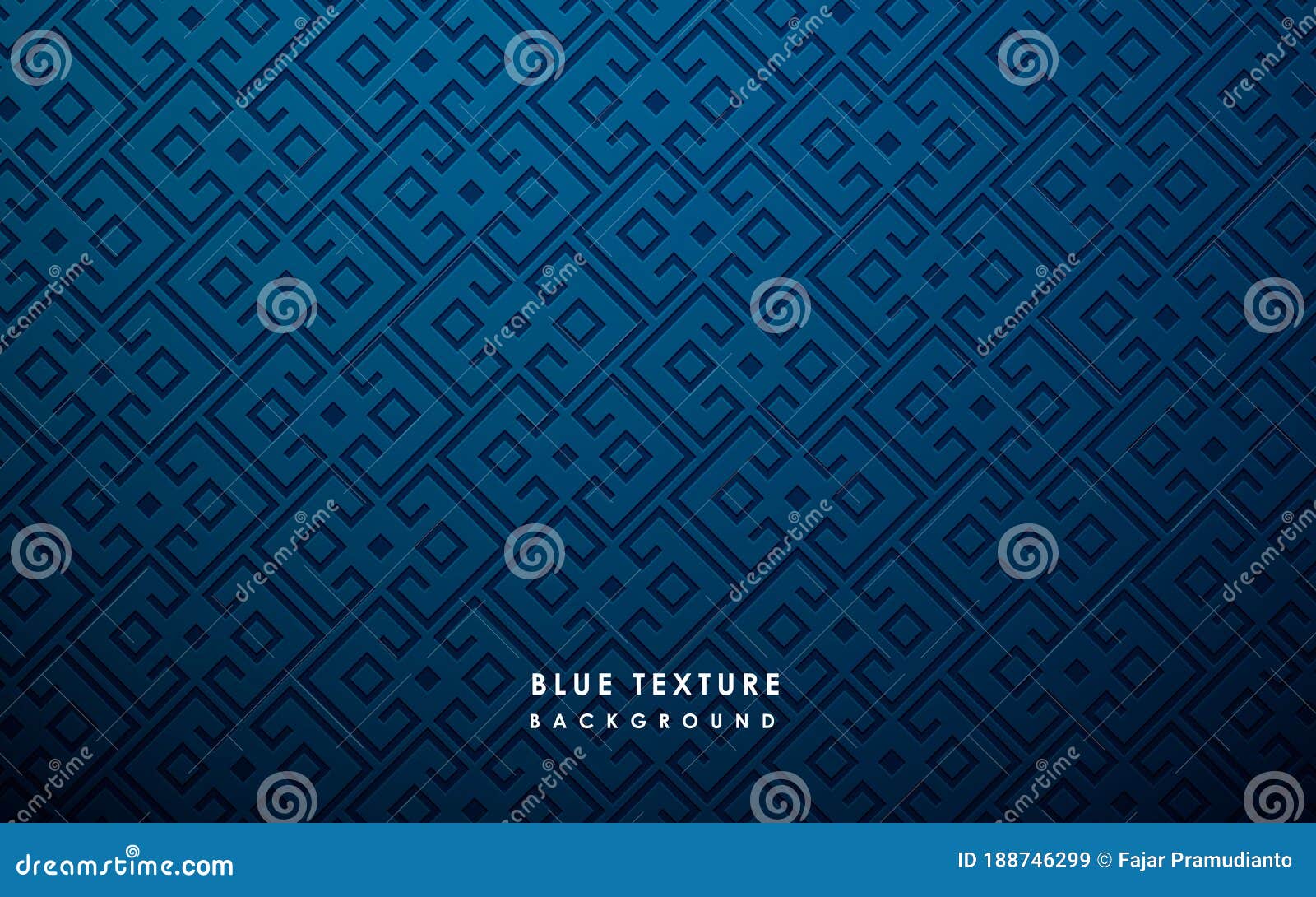 Abstract Modern Pattern of Blue Background Stock Vector - Illustration ...