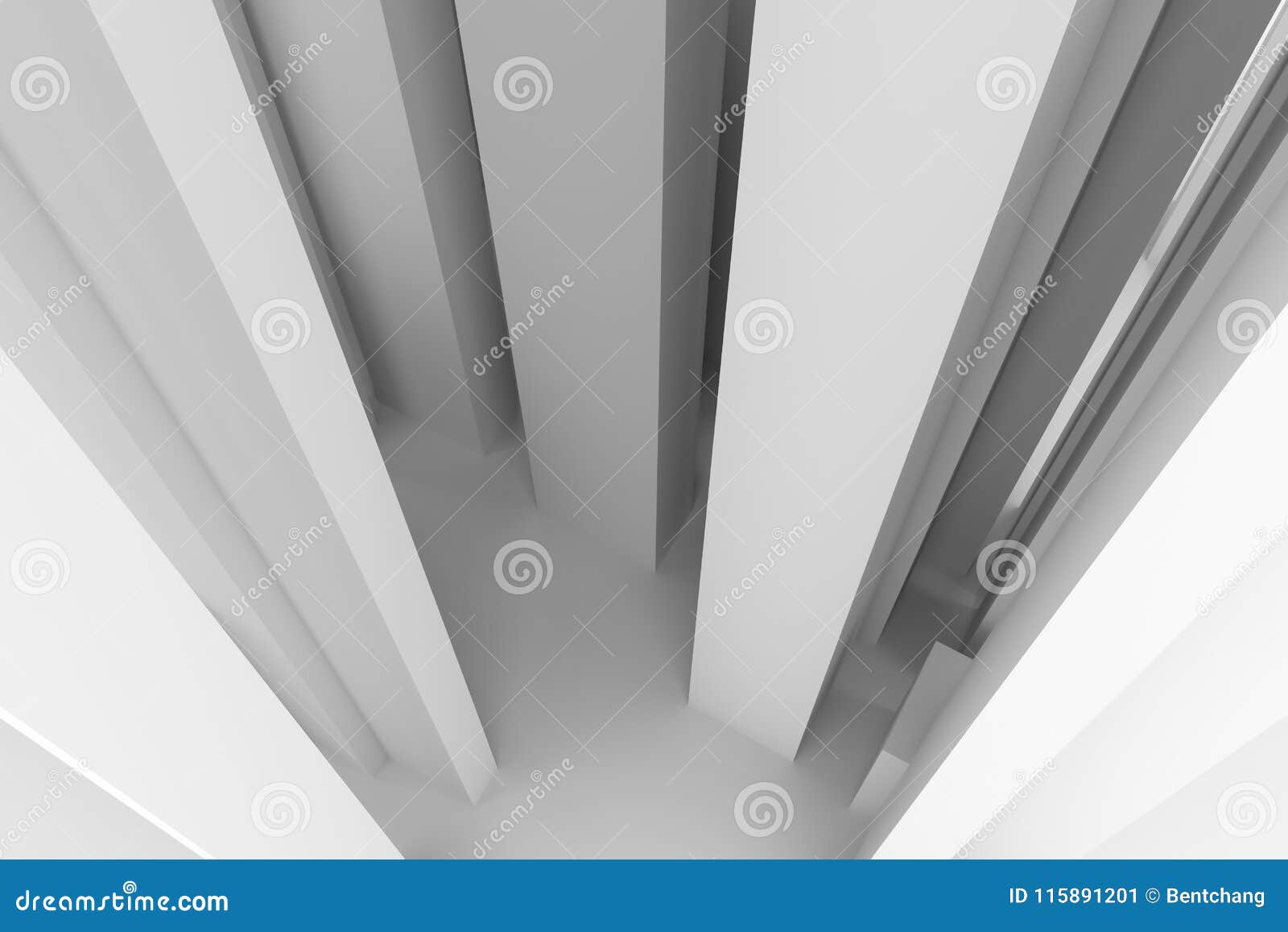 Abstract Modern Pillar Style Soft White & Gray Background. Illustration ...
