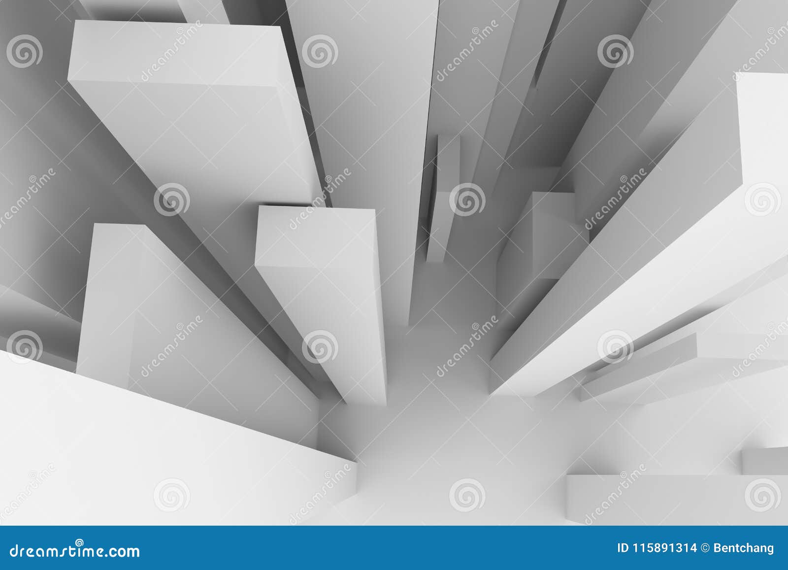 Abstract Modern Pillar Style Soft White & Gray Background. Pattern ...