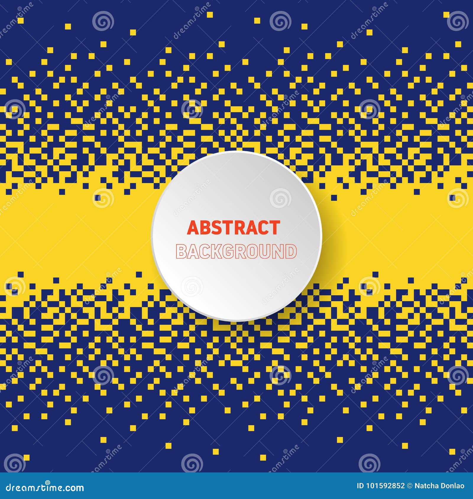 Abstract Modern Pixel Pattern Geometric Background Stock Vector ...