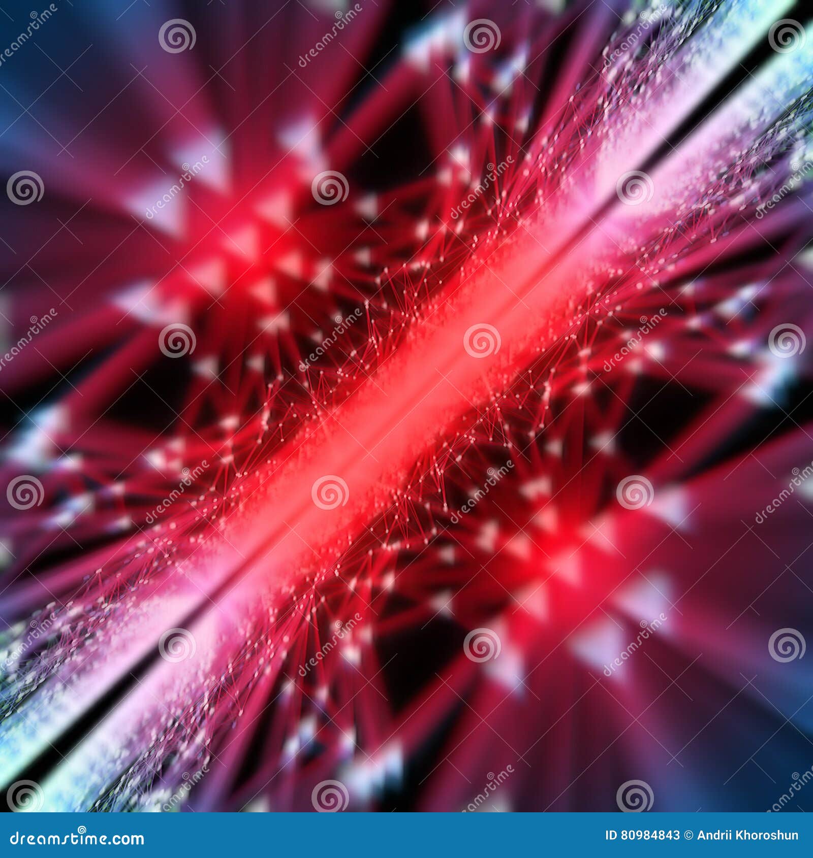 Abstract Modern Red Lines Background 3d Rendering Stock Illustration ...