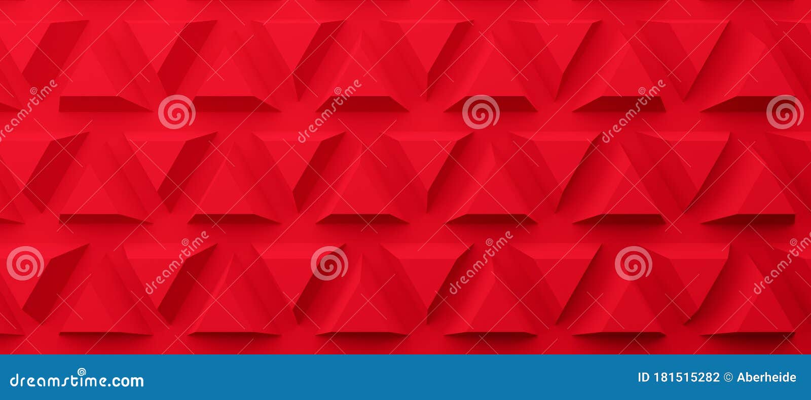 Abstract Modern Red Pyramid Background Stock Illustration ...