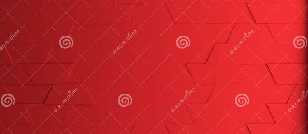 Abstract Modern Red Trapezoid Background Stock Illustration ...