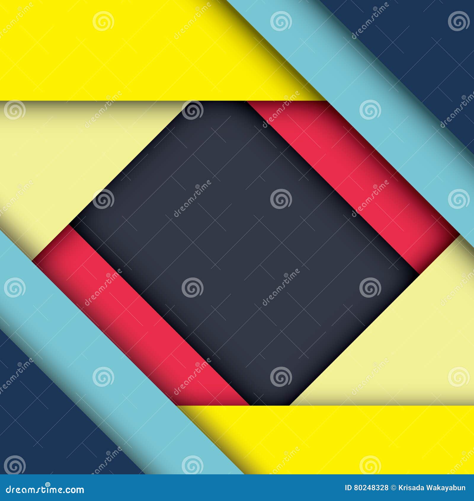 Abstract Modern Shape Material Design. Material Design Stock Vector ...