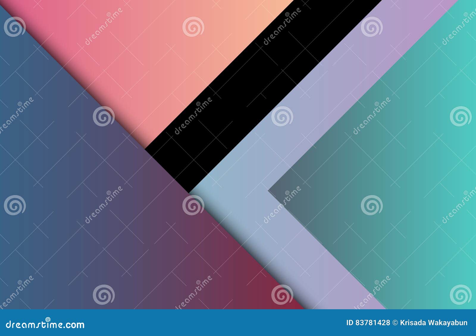 Abstract Modern Shape Material Design Style. Stock Vector ...