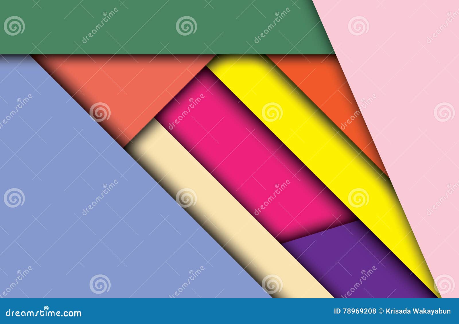 Abstract Modern Shape Material Design Style. Material Design for Stock ...