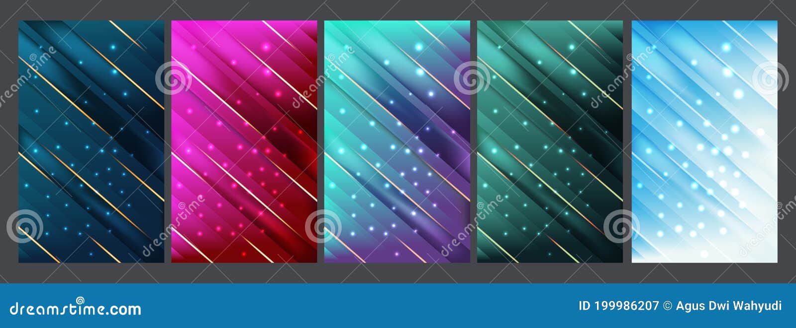 Abstract Modern Slice with Light Glitter, Vertical Gradient Background ...