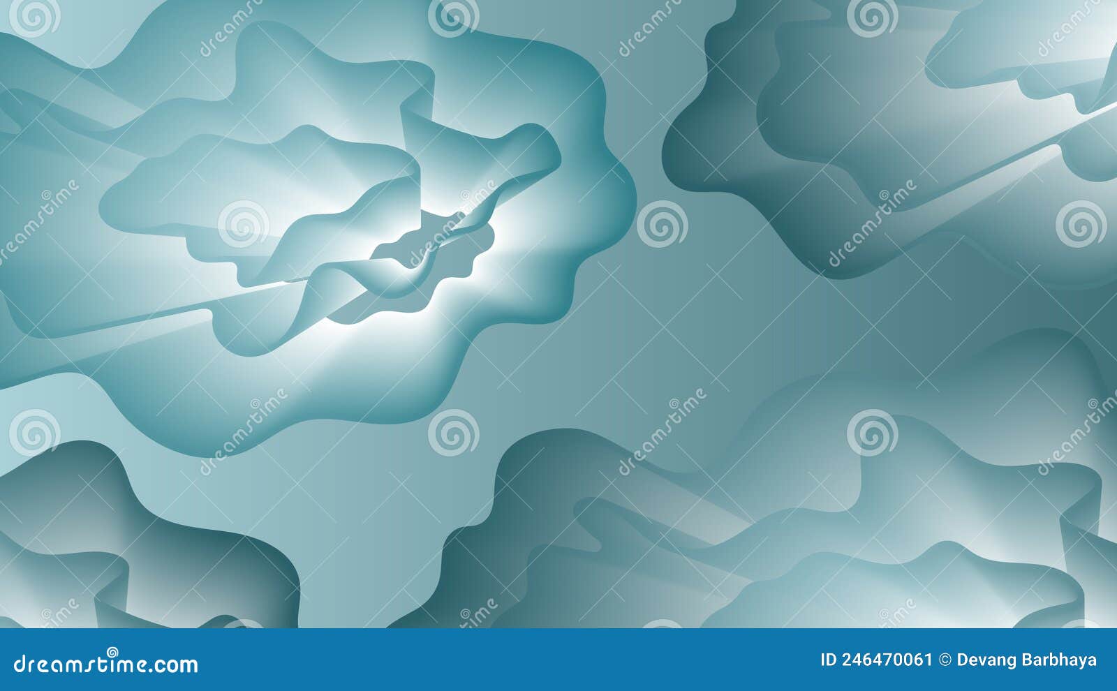 Smooth Gradient Digital Deep Shape Art Stock Illustrations – 463 Smooth ...