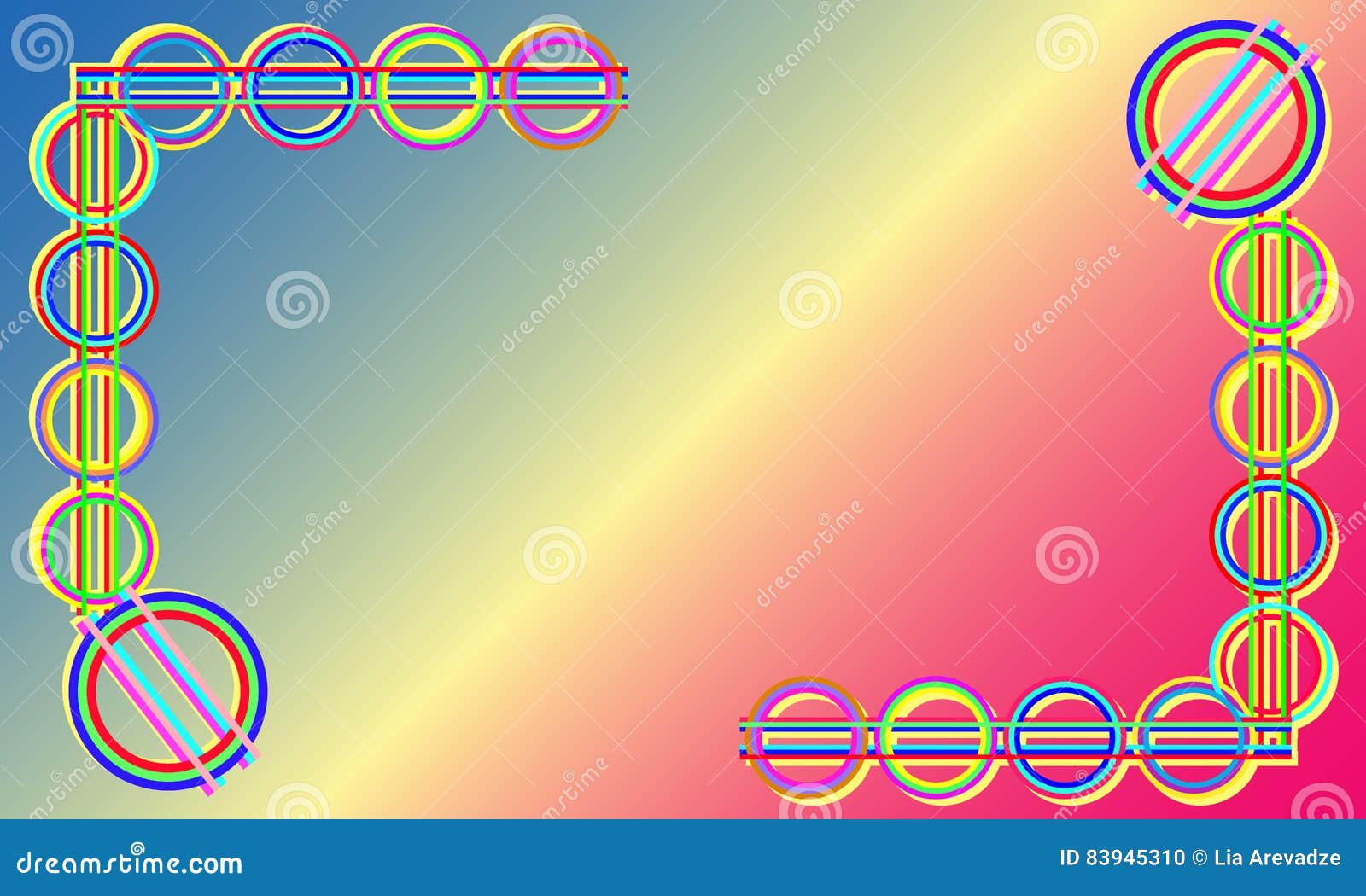 Abstract and Modern Spectral Background Frame Stock Vector ...