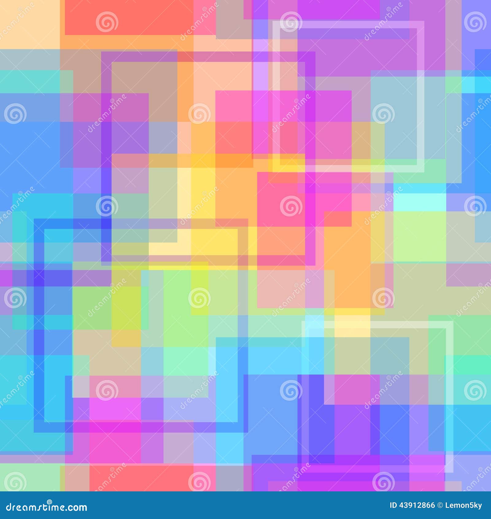 Abstract Modern Square Pastel Pixel Background. Stock Vector ...