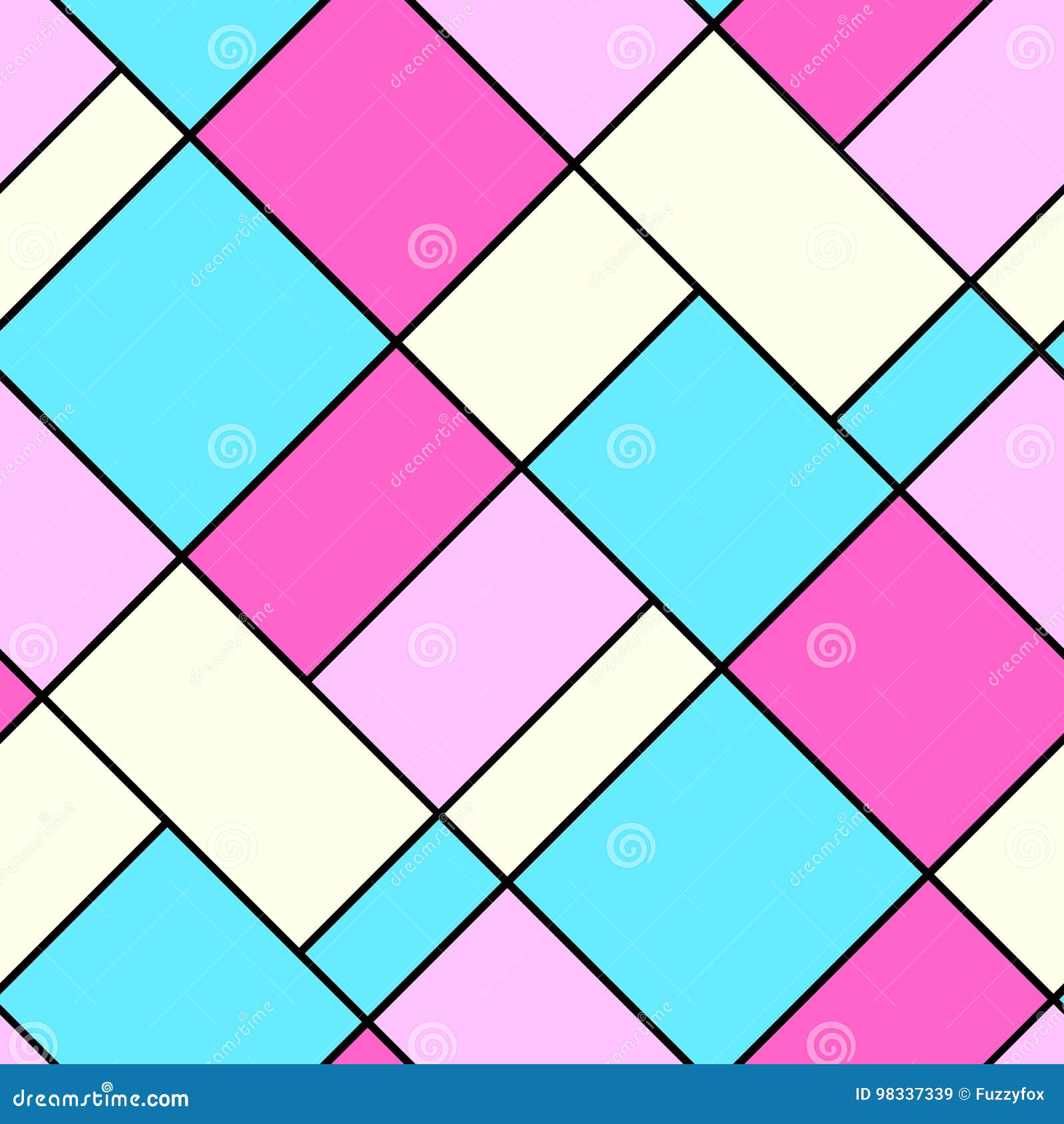 Abstract Modern Squares Seamless Pattern Texture Stock Illustration ...