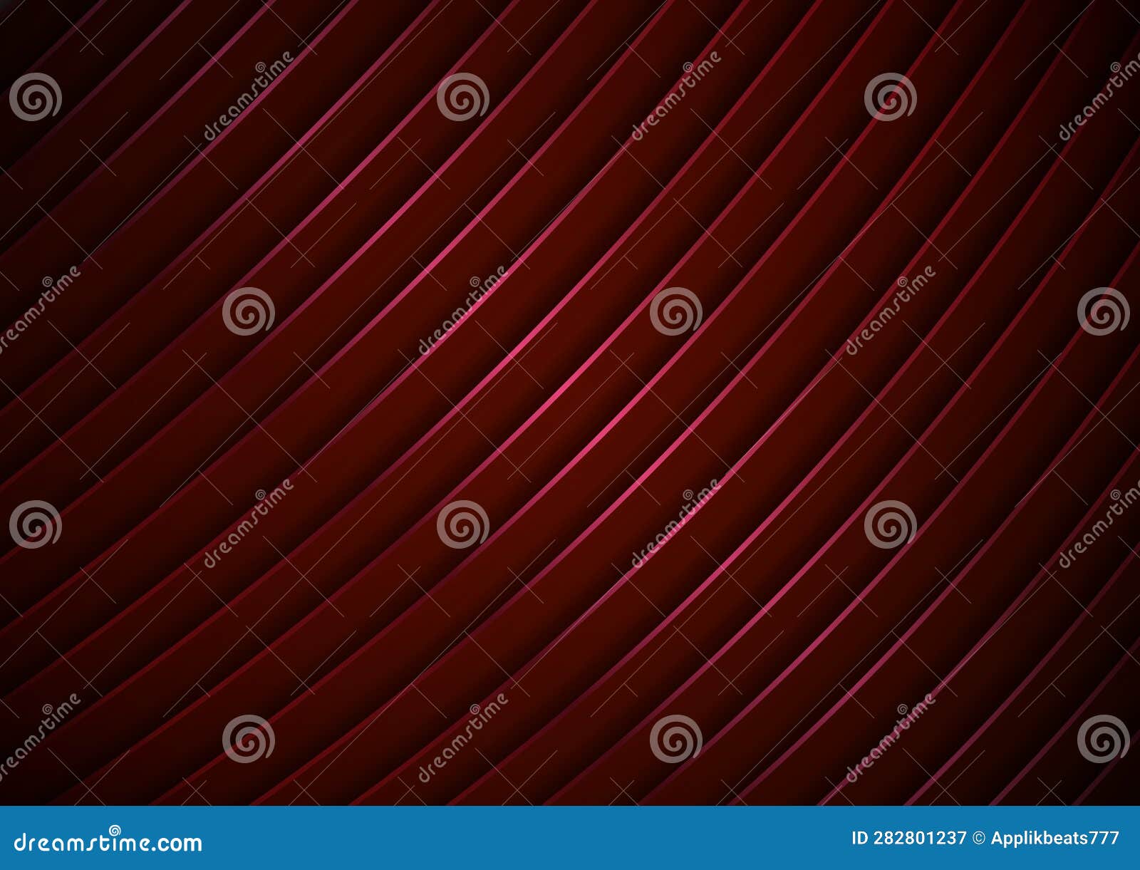 Abstract Modern Stripes Curved Lines Pattern Red Shiny Background and ...