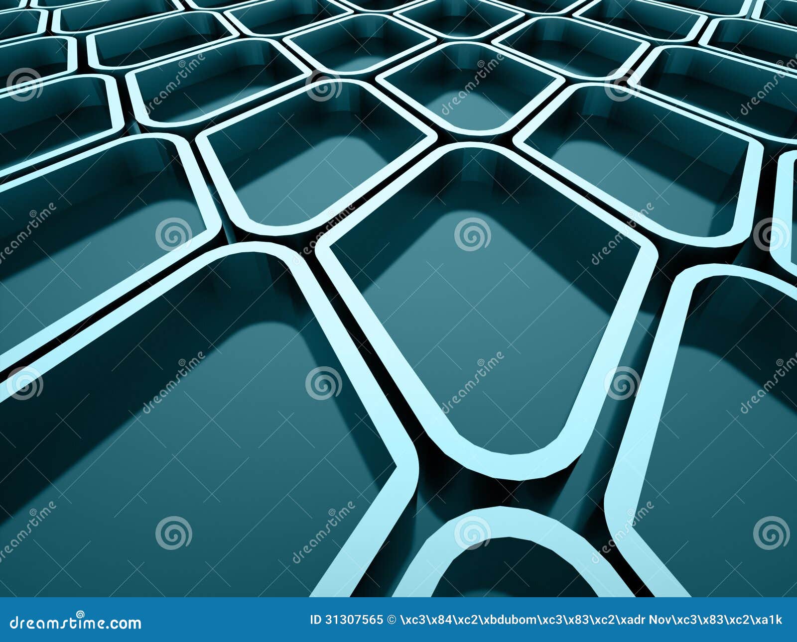 Abstract modern structure stock illustration. Illustration of glow ...