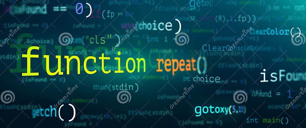 Abstract Modern Tech of Programming Code Screen Developer Stock ...