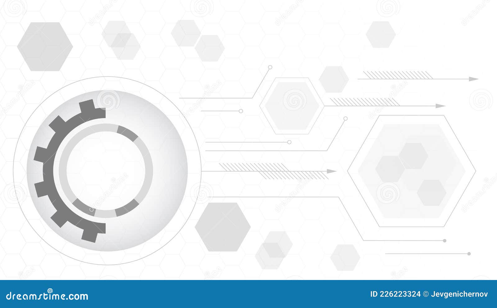 Abstract Modern Technology AI Network Background Stock Vector ...