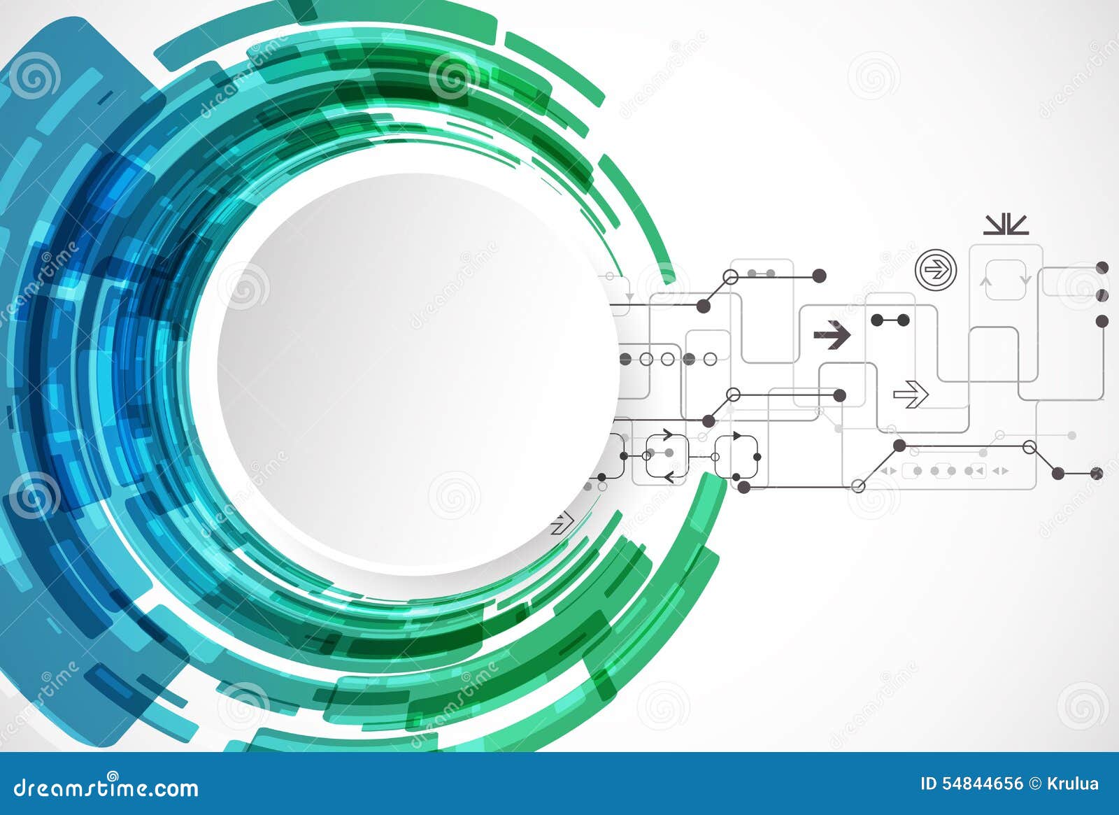 Abstract Modern Technology Background. Stock Vector - Illustration of ...