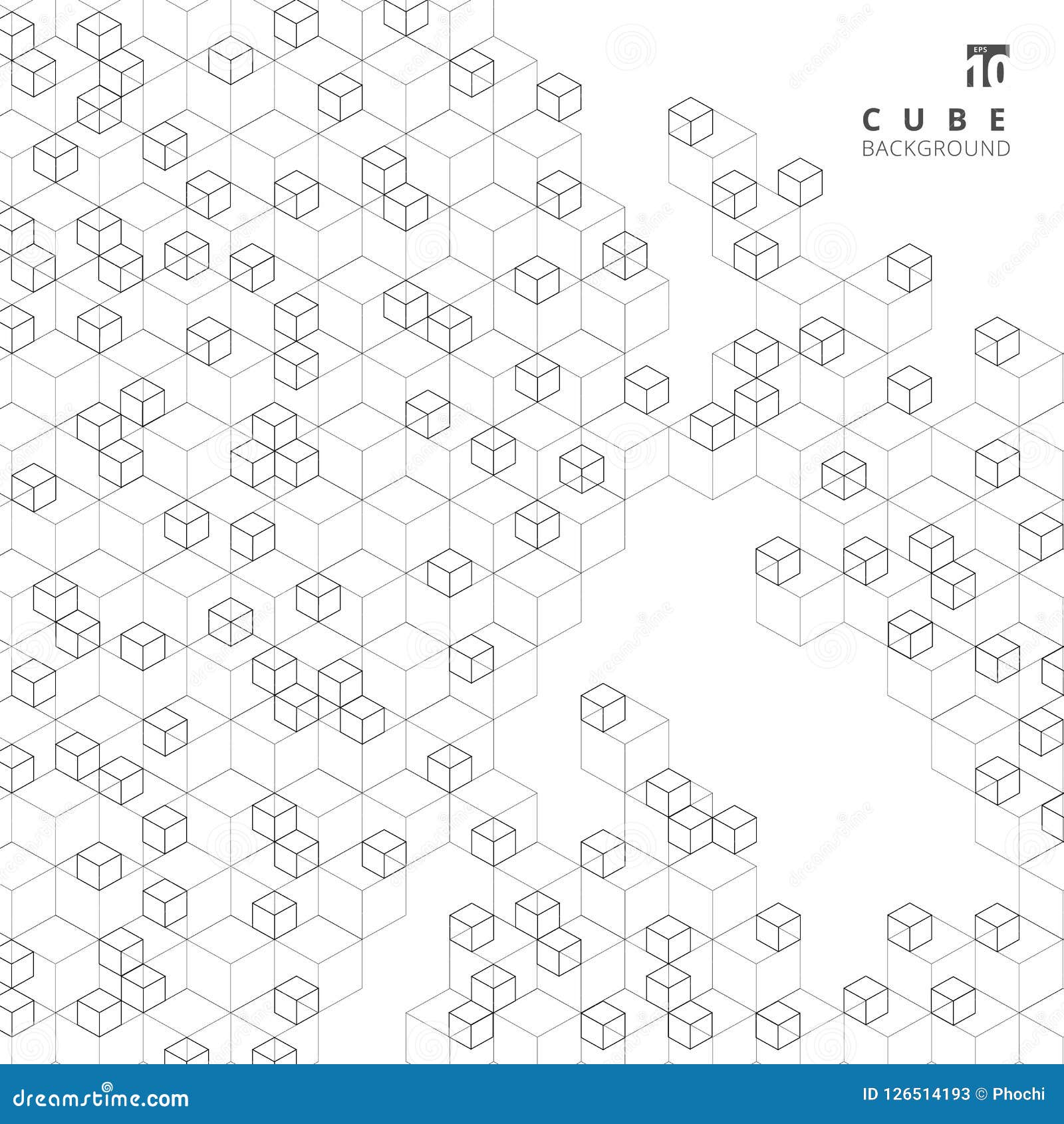 Line And Cube Royalty-Free Stock Photo | CartoonDealer.com #7319361