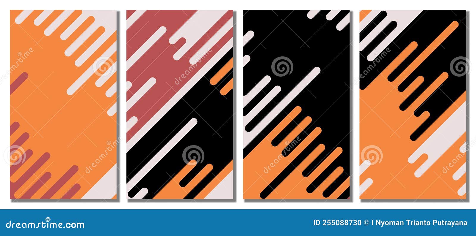Abstract Modern Template Set Background. Stock Vector - Illustration of ...