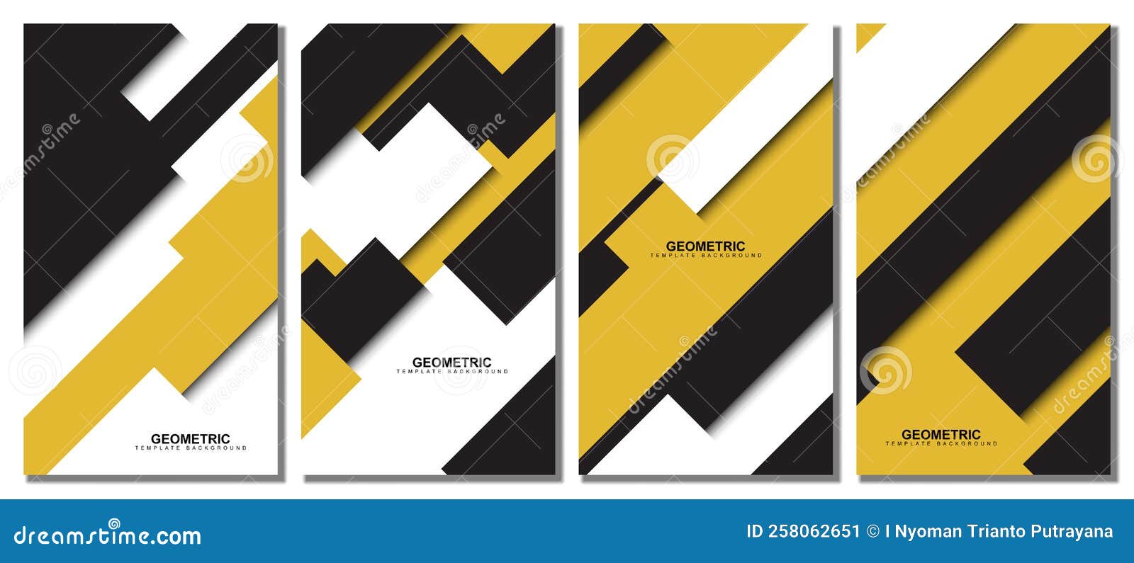 Abstract Modern Template Set Background Stock Vector - Illustration of ...